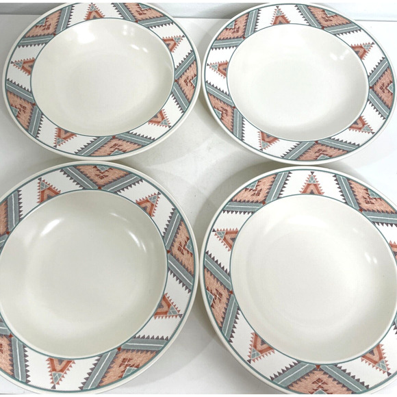 Mikasa | Dining | Vintage 8s Mikasa Intaglio Santa Fe Rimmed Bowls Set ...